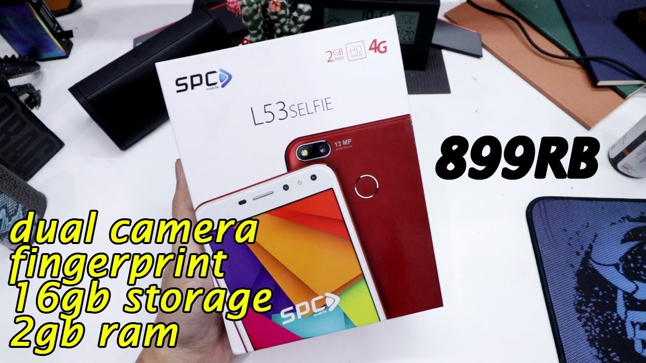 SPC L53 Unboxing : hape resmi 899rb berspesifikasi tinggi - YouTube