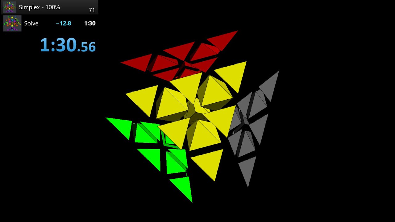 4D Simplex 1:30.56 [Former World Record] - YouTube