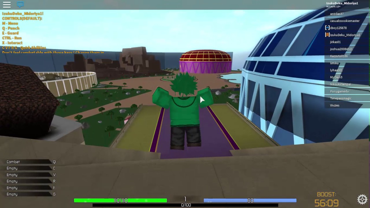My Hero Academia Roblox Ep1 Yeah The Scream Hero Youtube