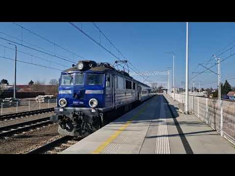 EU07-368 + TLK ROZTOCZE z Bohumina do Lublina, zatrzymuje się na stacji Rzeszów Zachodni 17.03. ...