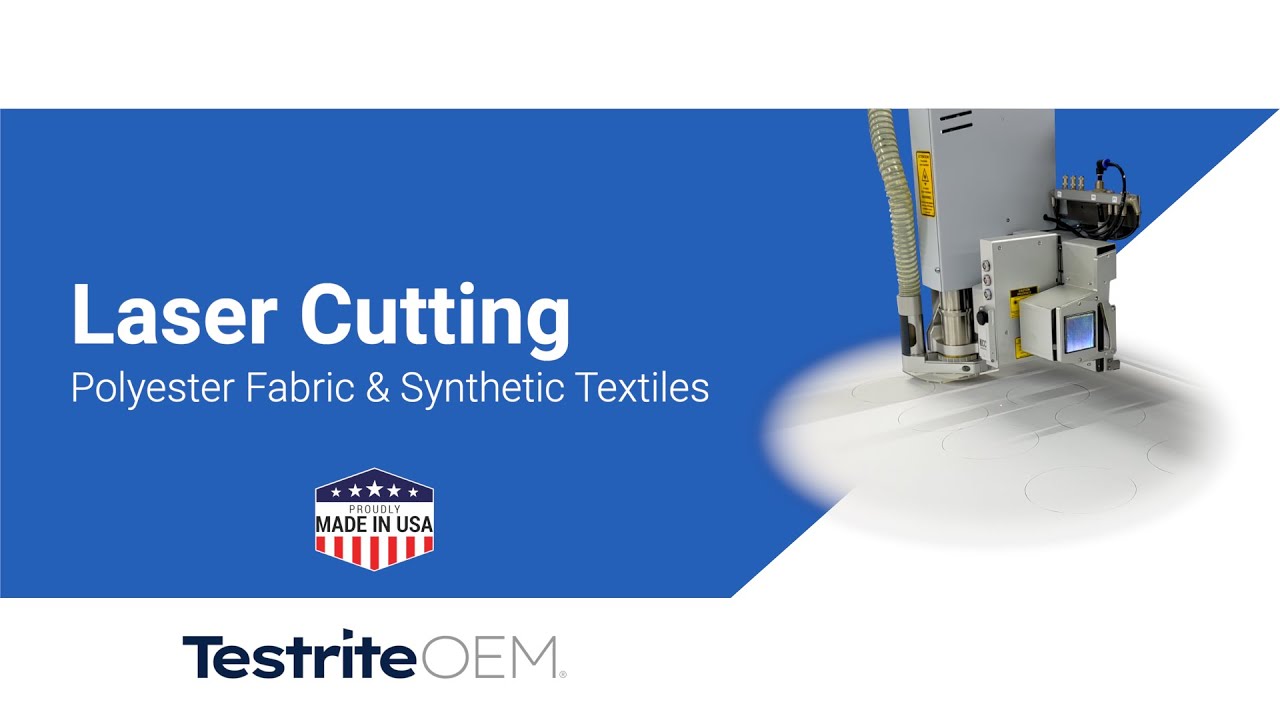 Laser Cutting Polyester Fabric & Synthetic Textiles - YouTube