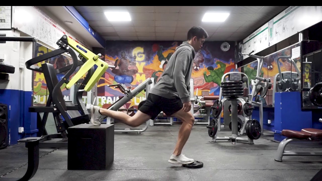 Elevated Bulgarian Lunge Pump - YouTube