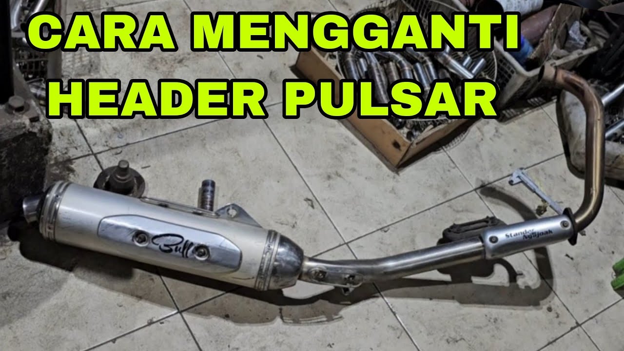 CUSTOM HEADER PULSAR DI BENGKEL SPESIALIS KNALPOT MOTOR SKR RACING ...