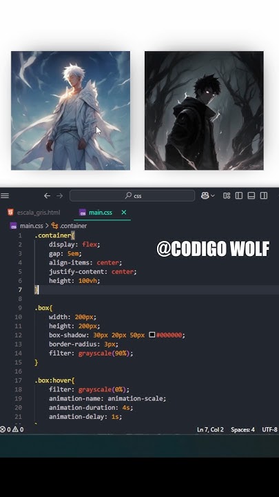 🔥Grayscale animation⚡Css & Html 🧑🏻‍💻 - YouTube