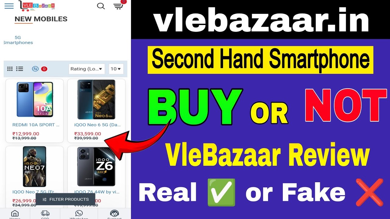 vlebazaar.in website review | Second hand smartphone buy from VleBazaar ...