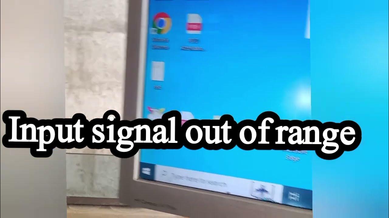 input signal out of range problem solving - YouTube