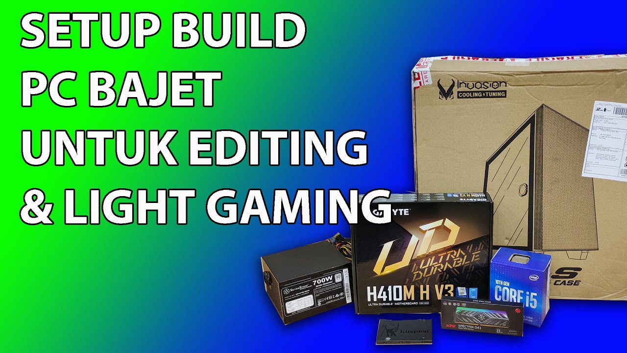 Tutorial cara bina pc bajet/ budget PC Build - YouTube