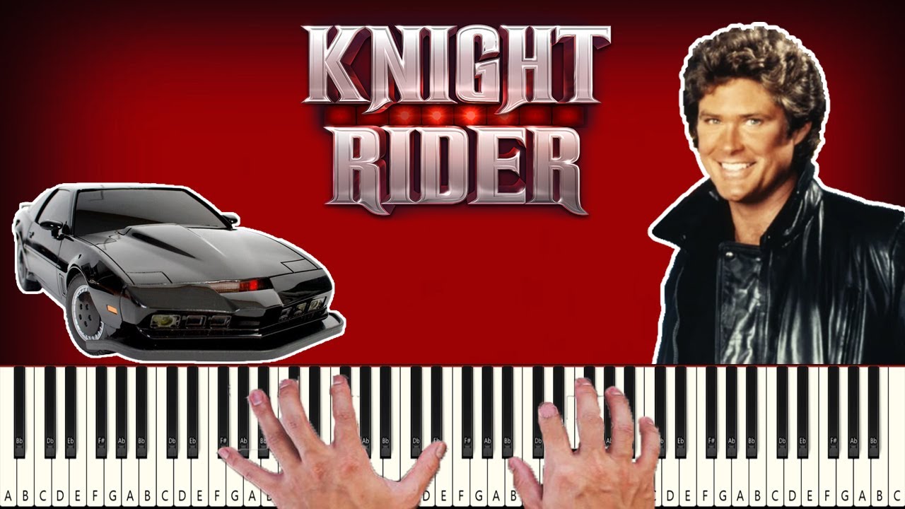Knight Rider Theme - PIANO TUTORIAL - YouTube