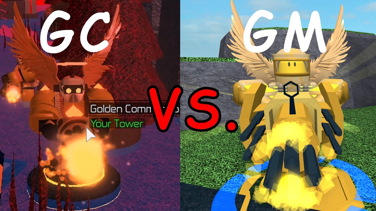 Golden Commando Vs. Golden Minigunner (Which is Better?) [Tower Battles ...