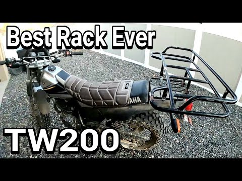 Yamaha TW200 | Best Rack I have EVER seen - YouTube