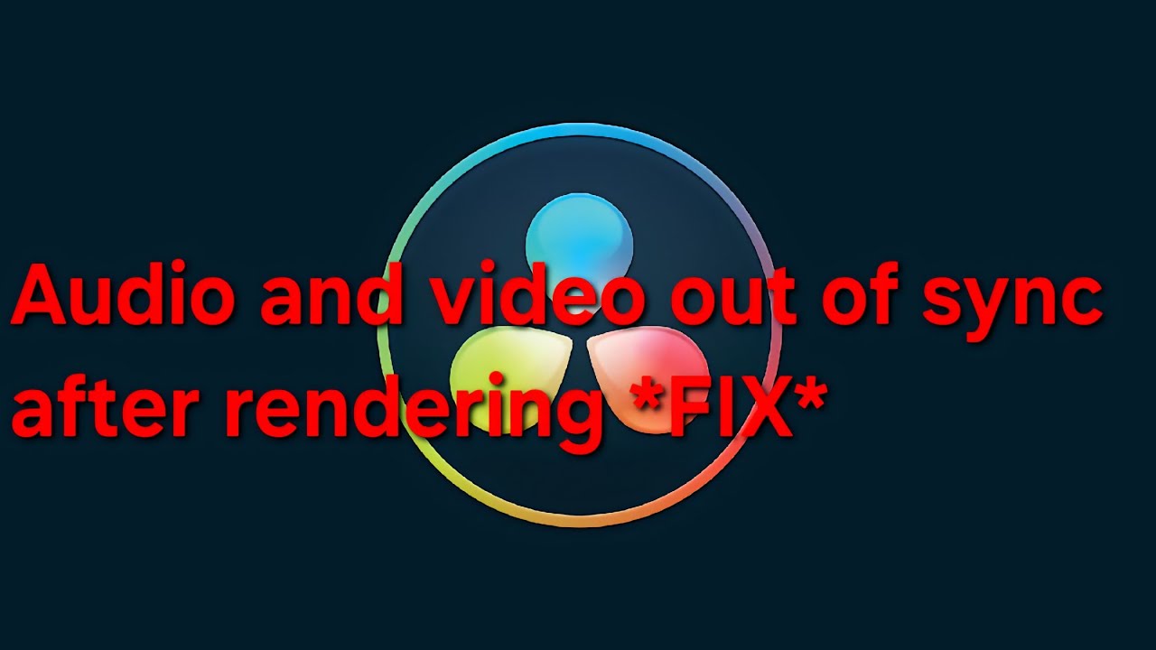 Davinci Resolve Audio And Video Out Of Sync After Exporting *FIX* - YouTube