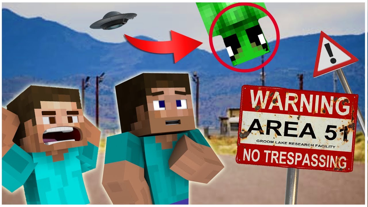 Nos infiltramos en el AREA 51 en MINECRAFT! 😱 *revelamos todos sus ...