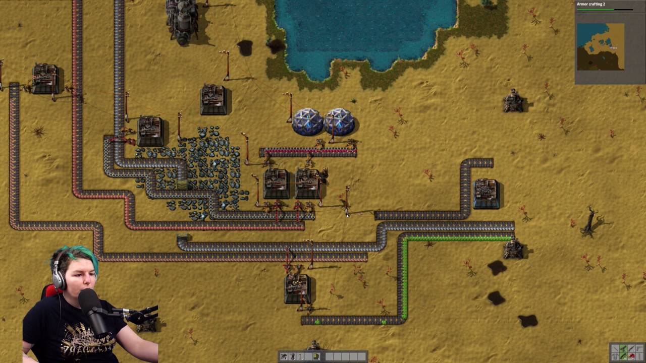 Factorio (Part 6) - Green beakers - YouTube