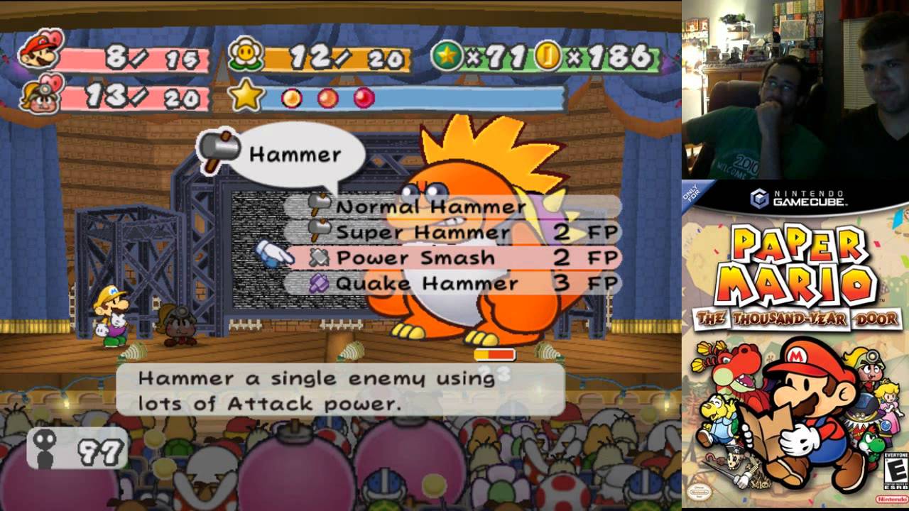 LP: Paper Mario Thousand Year Door [37] Macho Man Grubba Savage - YouTube
