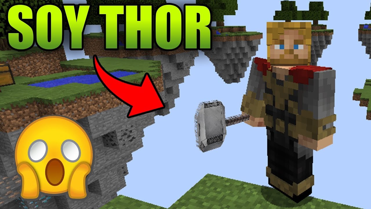 COMO SER THOR EN MINECRAFT 🤔 | CUBECRAFT EGGWARS - YouTube