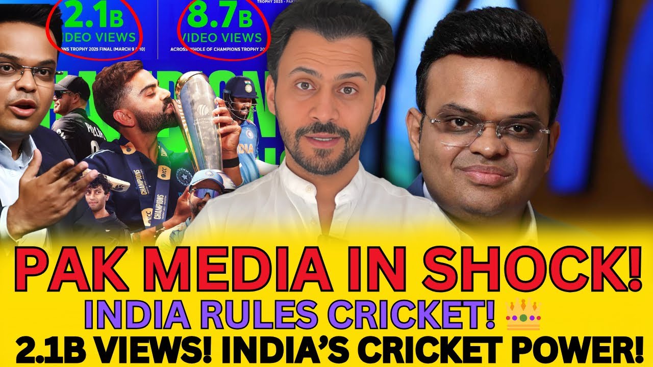India’s Cricket Viewership Power! 2.1 Billion Views in Champions Trophy ...