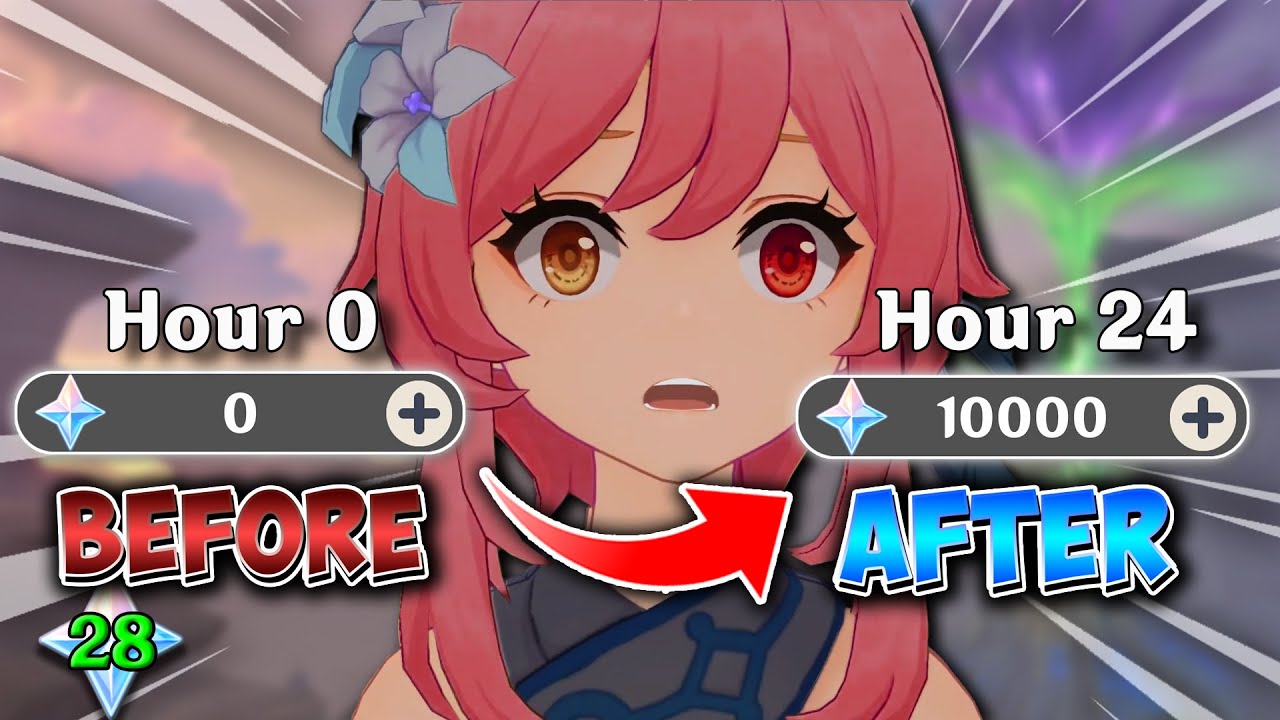 I Spent 24 Hours Farming for 10,000 Primogems... - YouTube