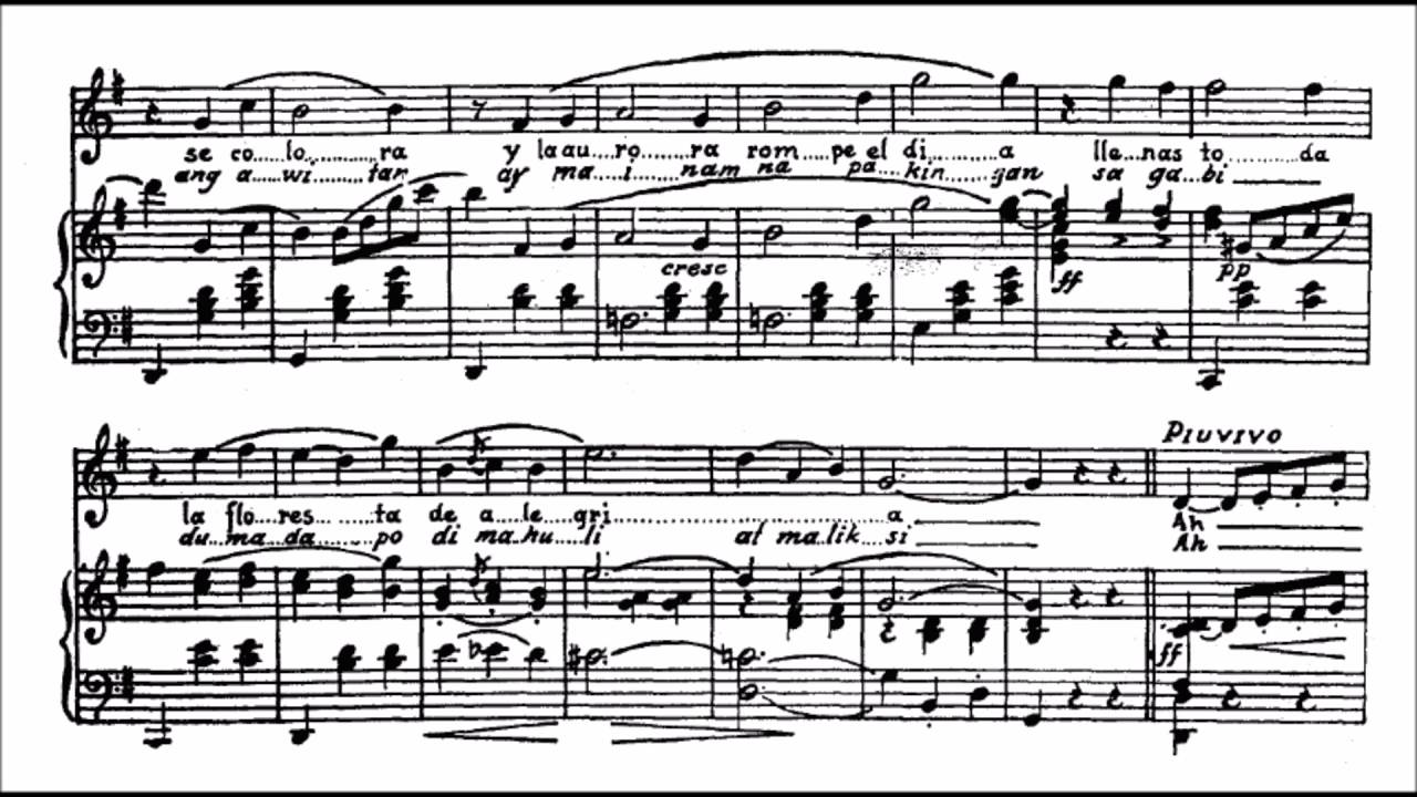 Jose Estella - "Ang Maya" for voice and piano Acordes - Chordify