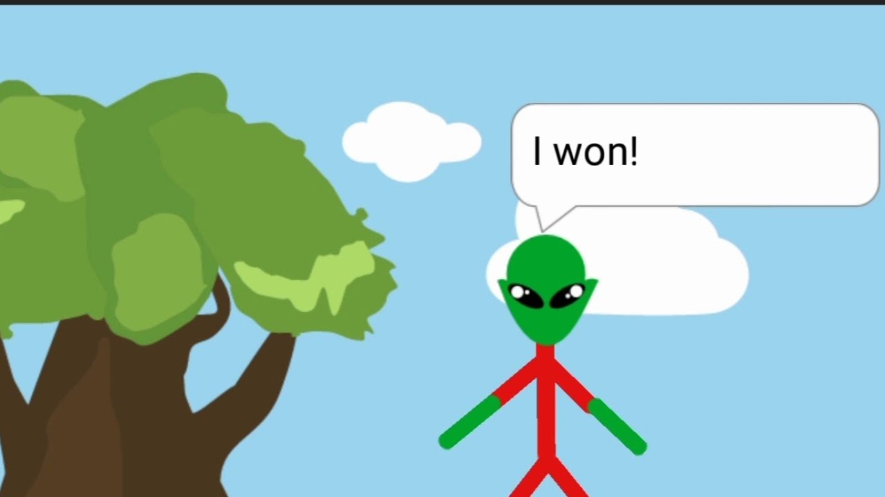 Stickman - Alien wins (Season 2 Episode 35) - YouTube