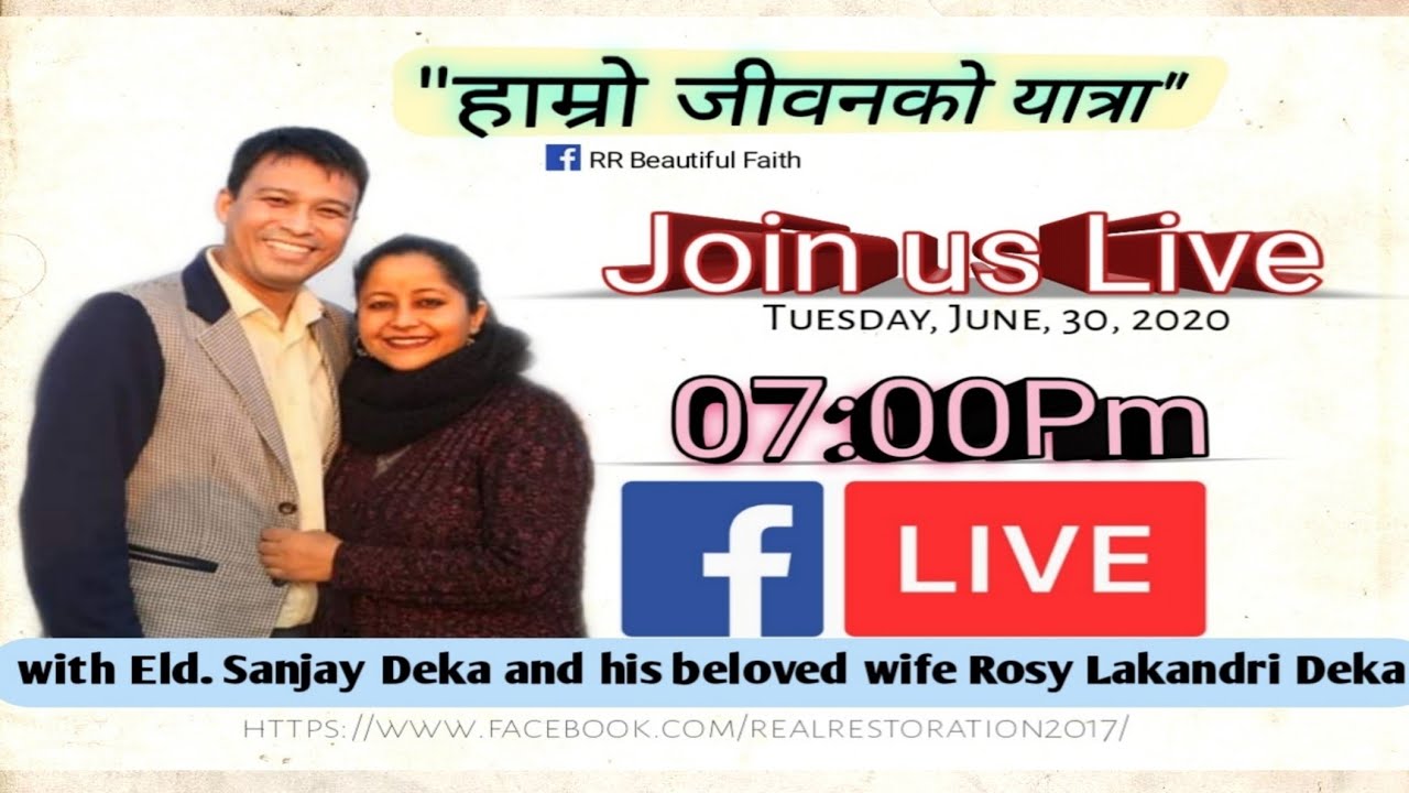 JOIN US AND BE BLESSED// Eld. Sanjay Deka and his beloved wife Mrs. Rosy Deka// Siliguri, India ...