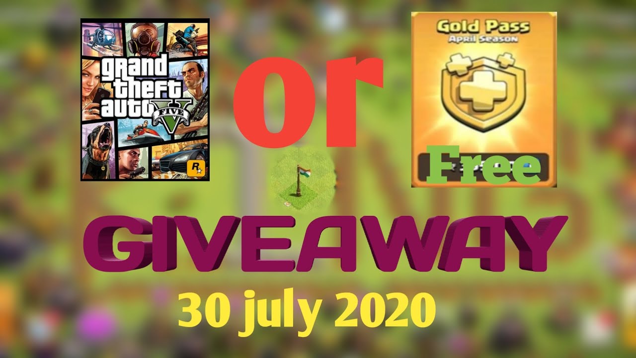 GOLD PASS GIVAWAY || COC || CLASH OF CLAN || SATYA GAMING || SATYAJIT ...