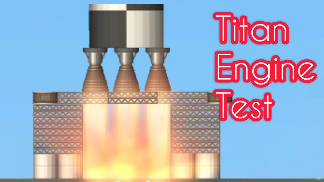 TITAn engine test in spaceflight simulator | SFS 1.4 - YouTube