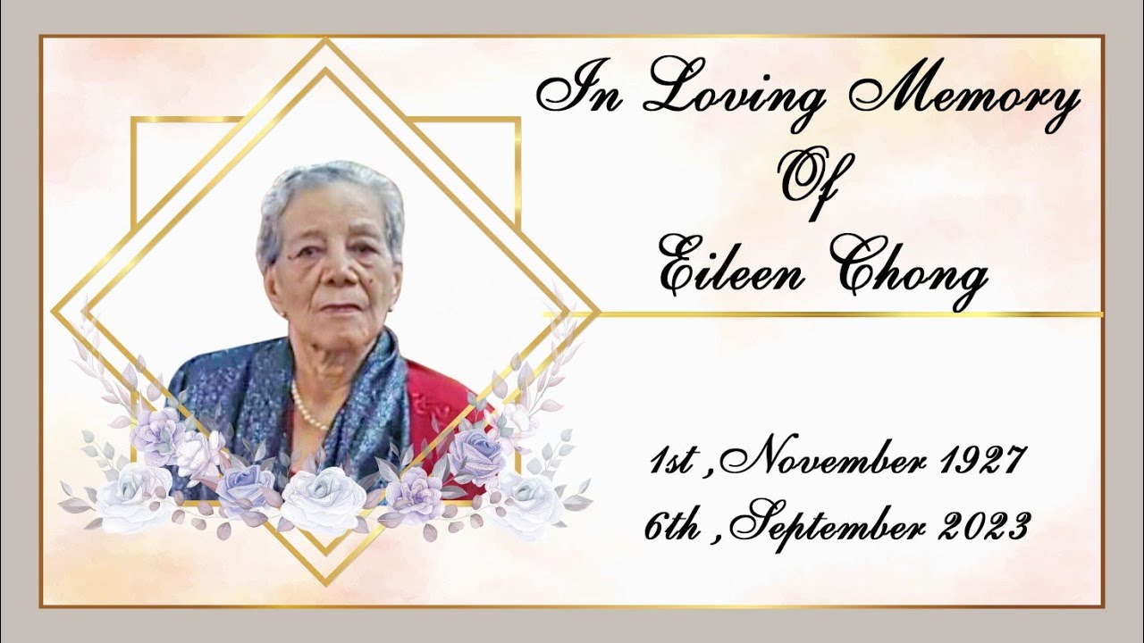 Celebrating the Life of Eileen Chong - YouTube