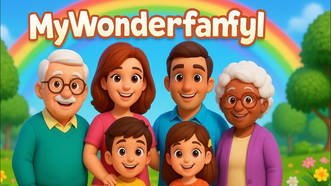 My Wonderful Family | Family Members Song for Kids | DiamonddKids - YouTube
