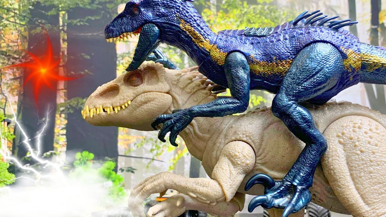 Introducing the T-Rex Dinosaur Model JURASSIC WORLD MATTEL - YouTube