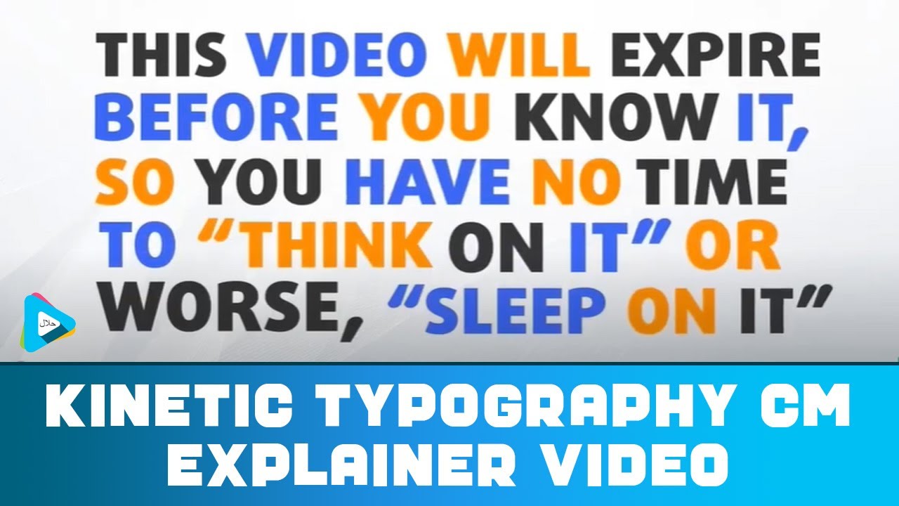 Kinetic Typography CM | Explainer Video Production | Best Explainer ...