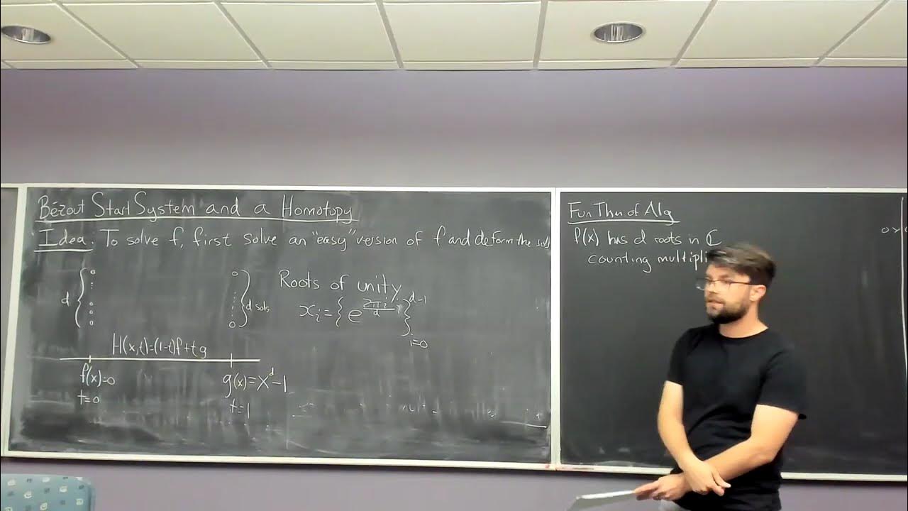 Lecture 04 | Numerical Algebraic Geometry - YouTube