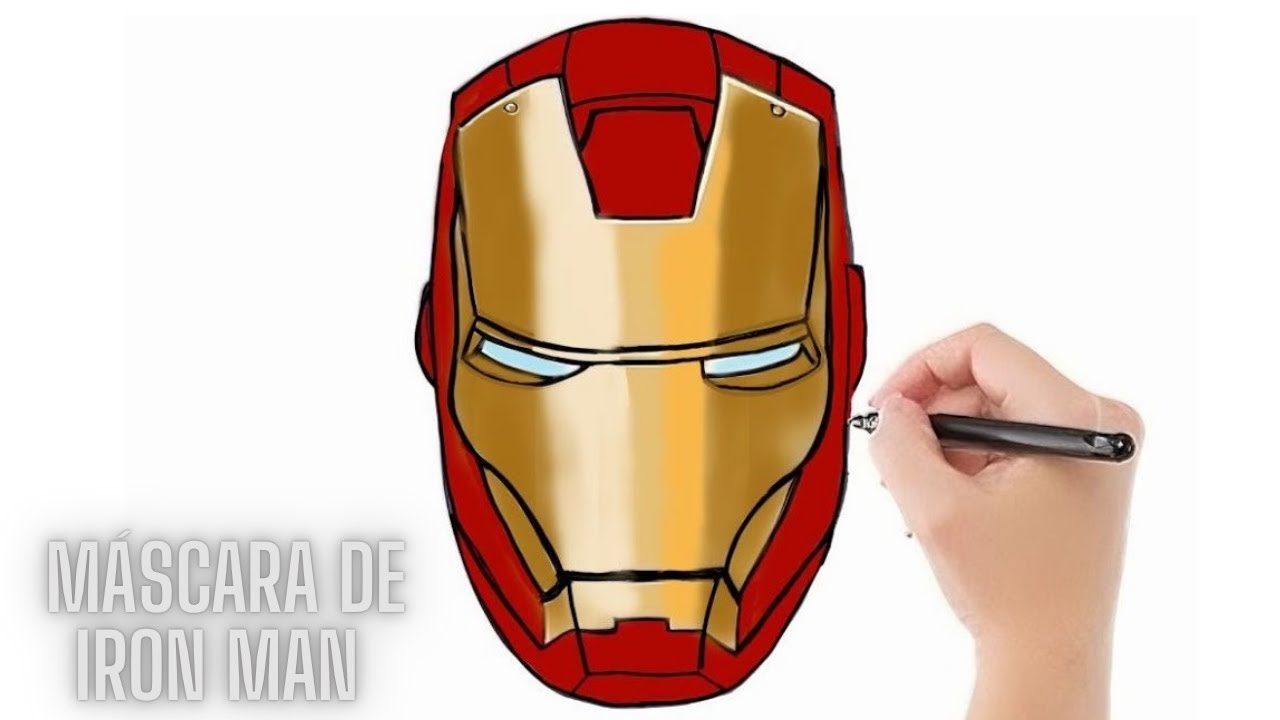 Dibujo Del Casco De Iron Man