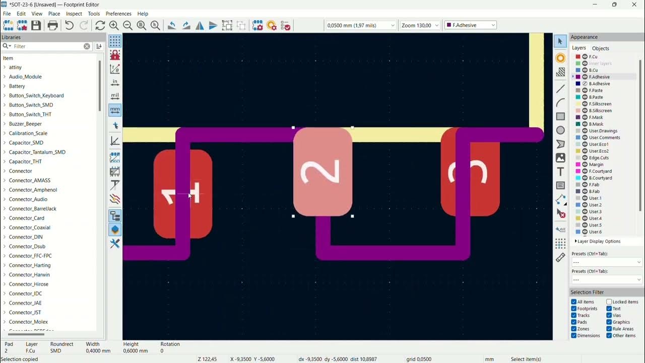 How To Custom Footprints in KiCad - YouTube