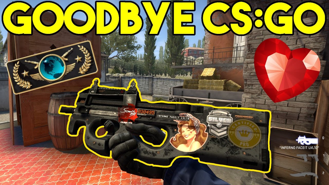💖 Goodbye My Love Goodbye 💖 2023 CS:GO INFERNO P90 SOLOq BACK TO GLOBAL ...