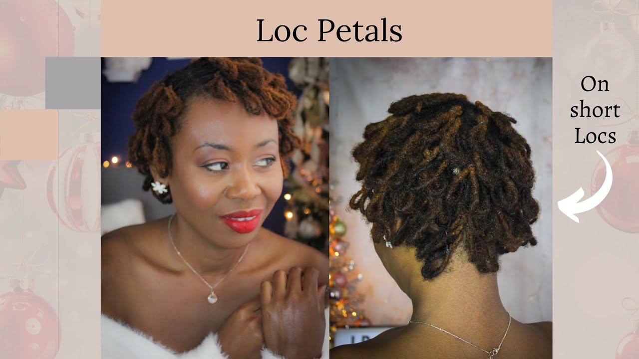 LocMas | Loc Petals on Short Locs | Locs on Fine Hair - YouTube