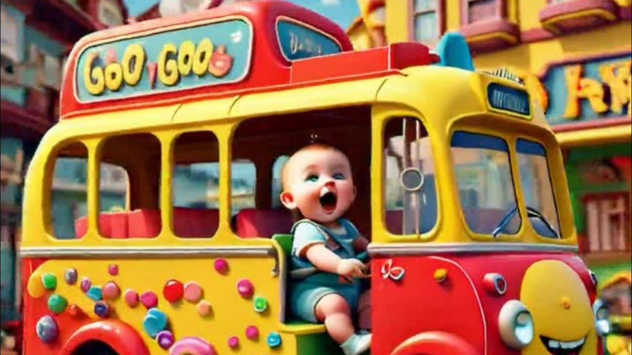 The Baby on the Bus Goes Goo Goo Ga! 👶🍼| Fun Nursery Rhyme for Kids ...