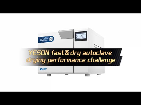 YESON fast & dry autoclave drying performance challenge - YouTube
