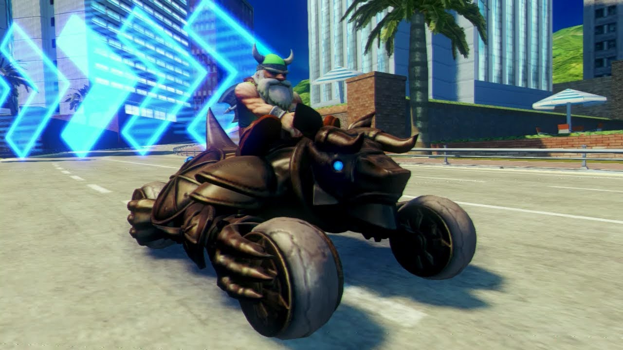 Sonic & All-Stars Racing Transformed (PS3) Gilius Racing In OutRun Bay ...
