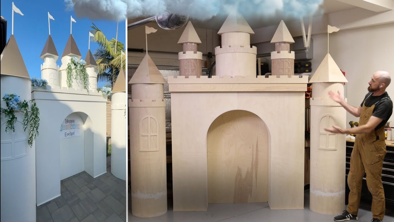 I Built a 10-Foot Fairy Tale Castle in My Garage! (Step-by-Step Guide ...