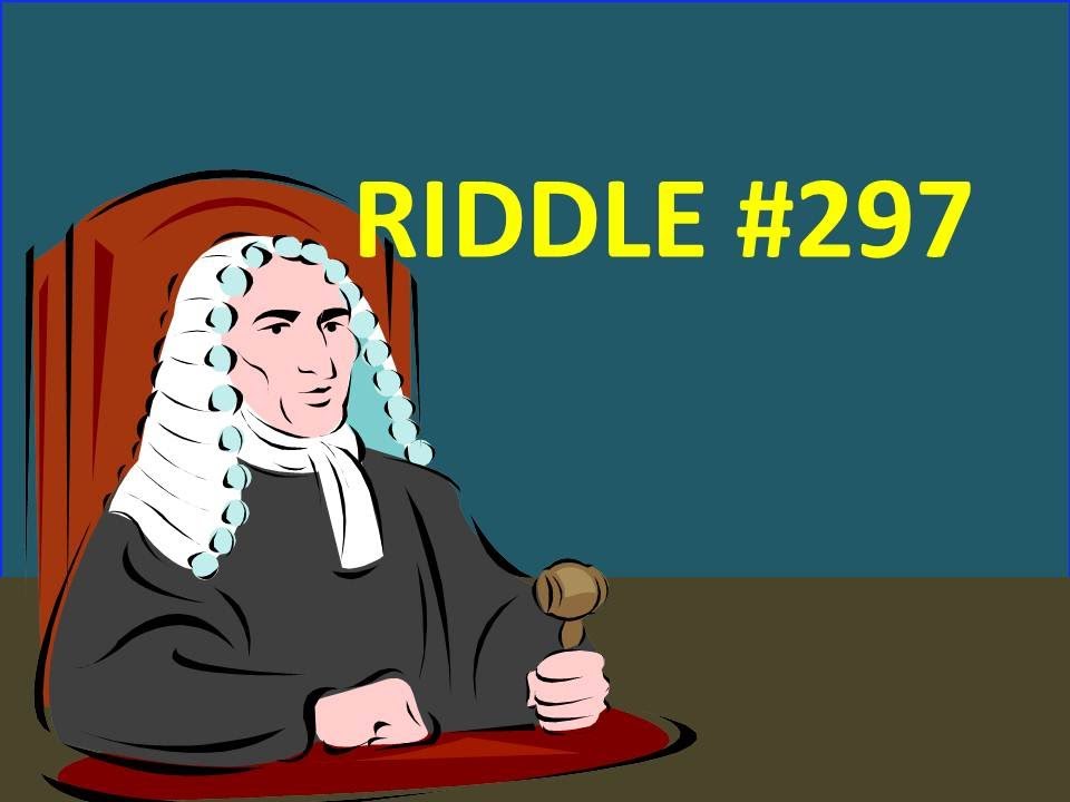 Riddle #297 - The Judge - YouTube