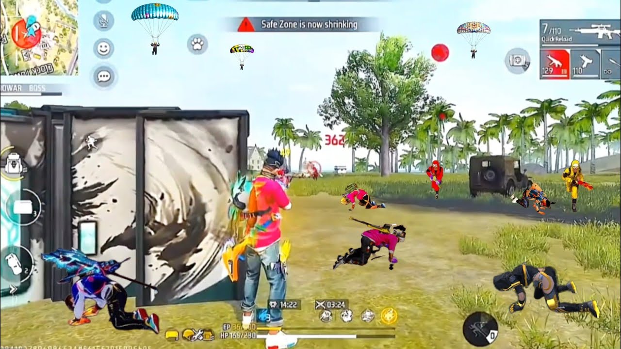 1Vs4 Solo Vs Squad Mach☠️💪🏻| And One Man Army Solo Vs Squad Gameplay ...