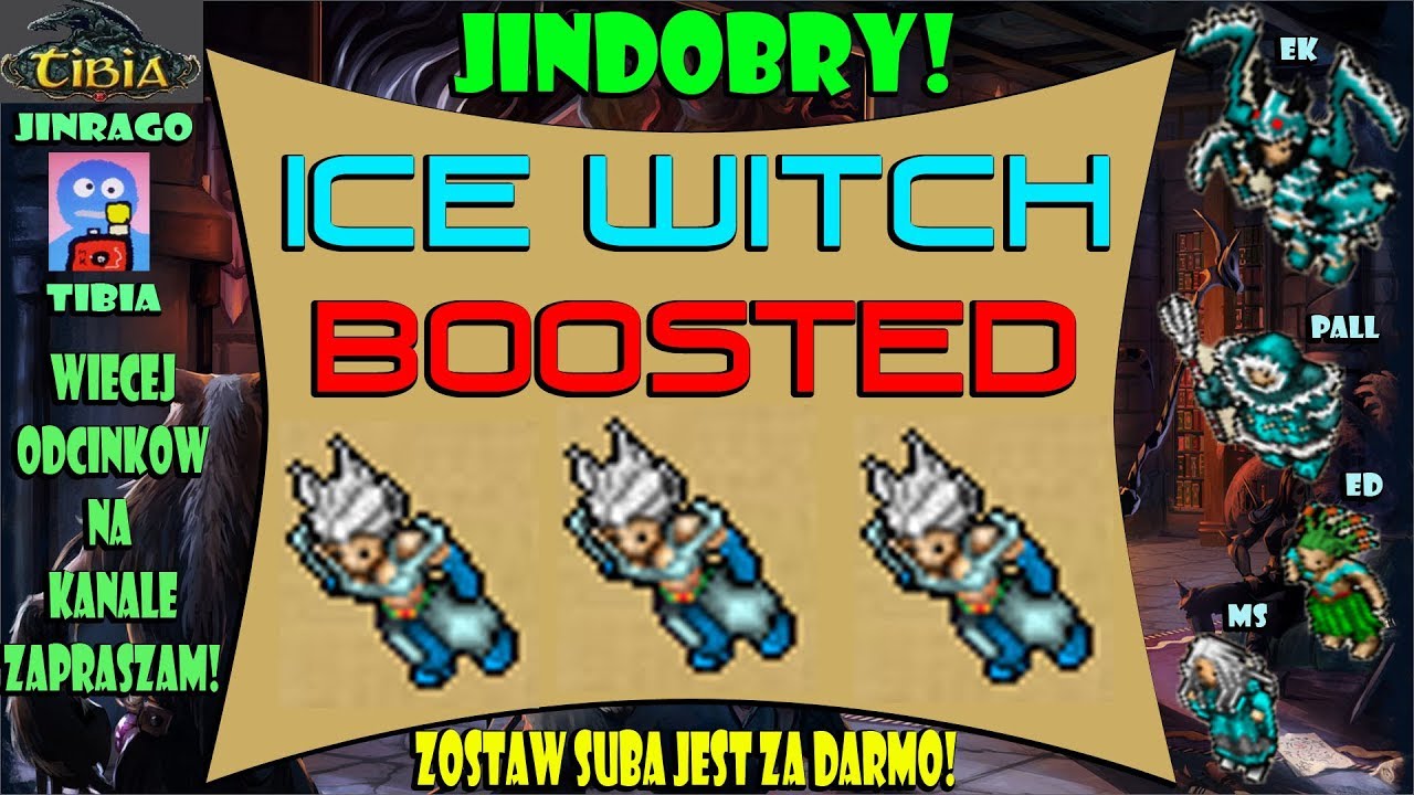 Tibia - Ice Witch Boosted 5 Respow + Boos Yakchal ! - YouTube