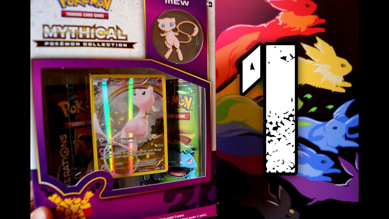 Pokemon Mythical Mew Collection Opening! - YouTube