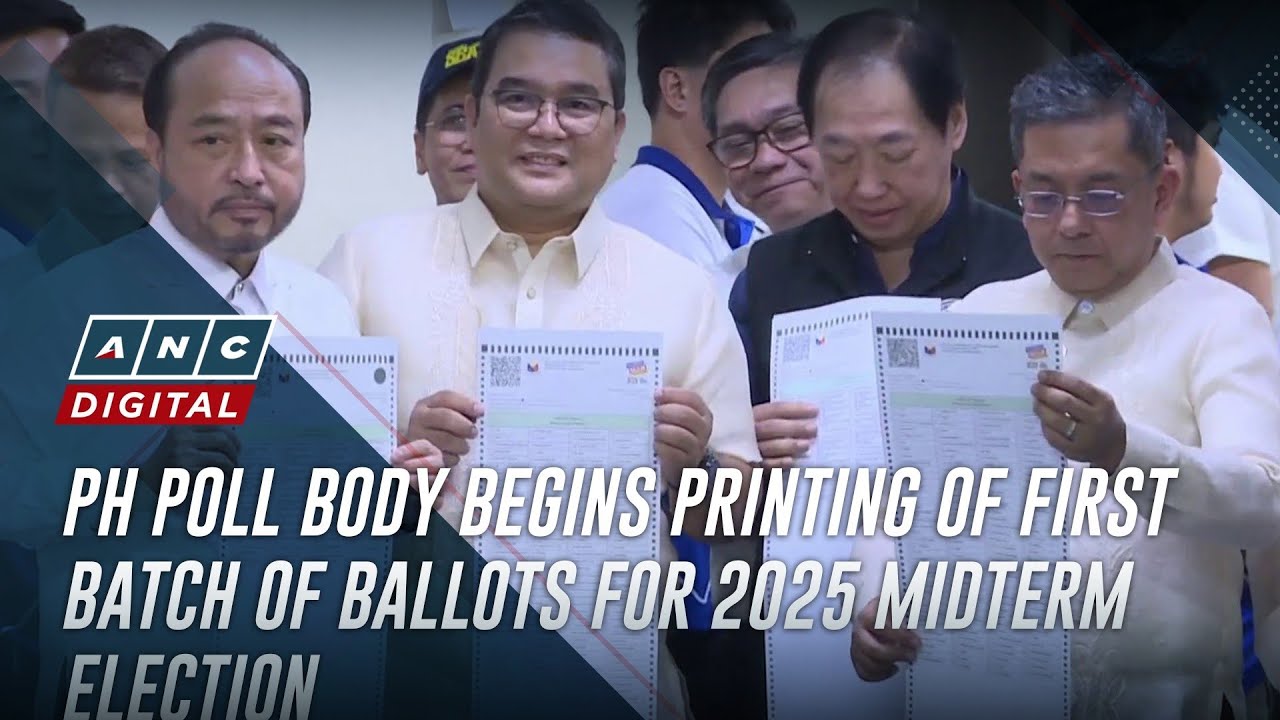 PH poll body begins printing of first batch of ballots for 2025 midterm ...
