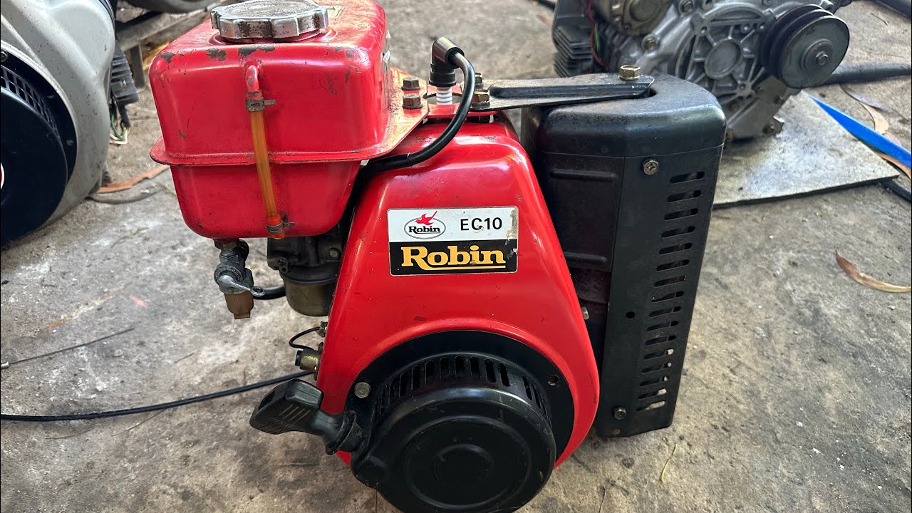 Máy Robin EC10 2 thì 5.5hp tua 5500 vòng bao tốc độ cho anh em chế cháo ...