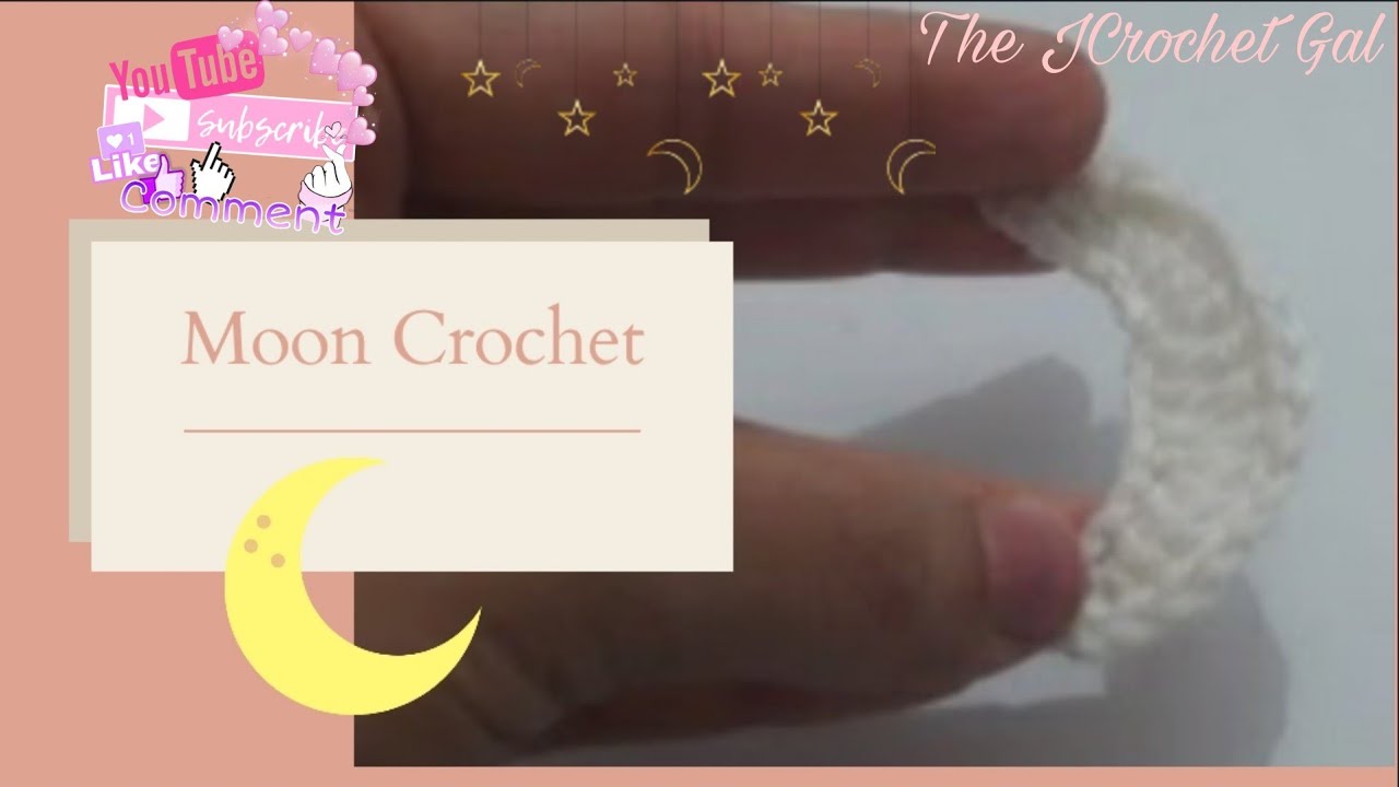 Moon Crochet | Crochet Moon | Easy | crochet ideas - YouTube