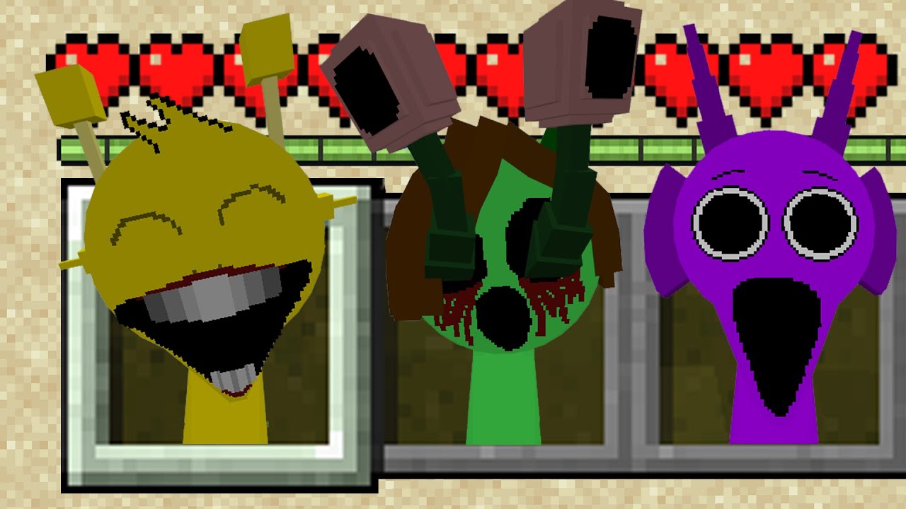 Minecraft PE : FORBIDDEN REALISTIC SPRUNKI MOD in Minecraft Pocket ...