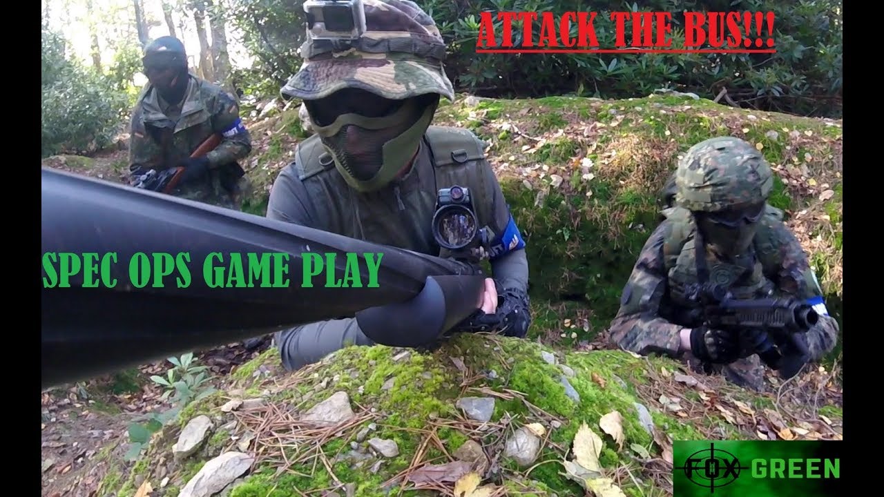 Attack the Bus!!! Spec Ops Airsoft - YouTube