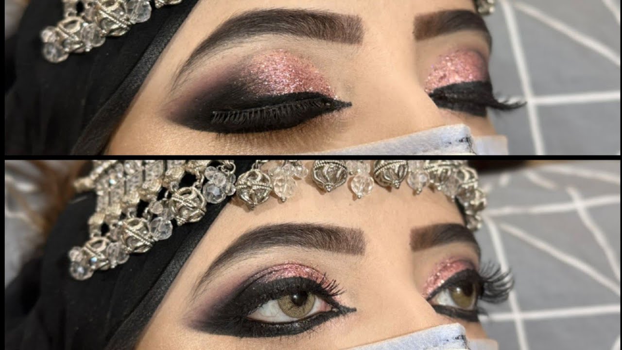 Sharp Eye Makeup | Classic Eye Makeup | Bridal Makeup| Dewy Makeup ...