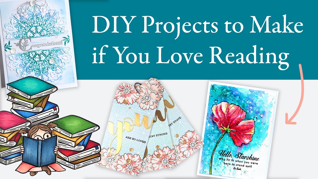 10 Unique Book-Themed Crafting Projects for Book Loving Crafters - YouTube